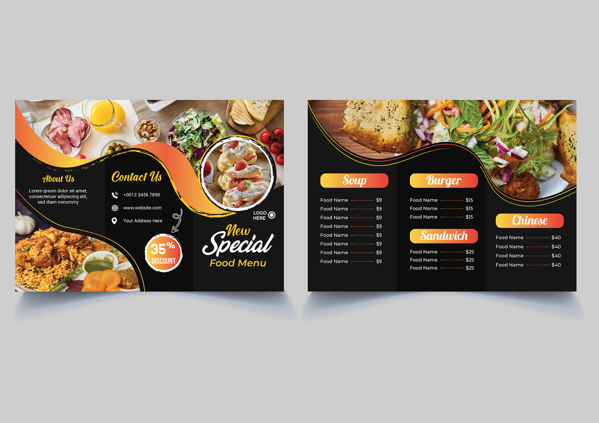 Best Restaurant Social Media Menu Prices design in kenya 2025