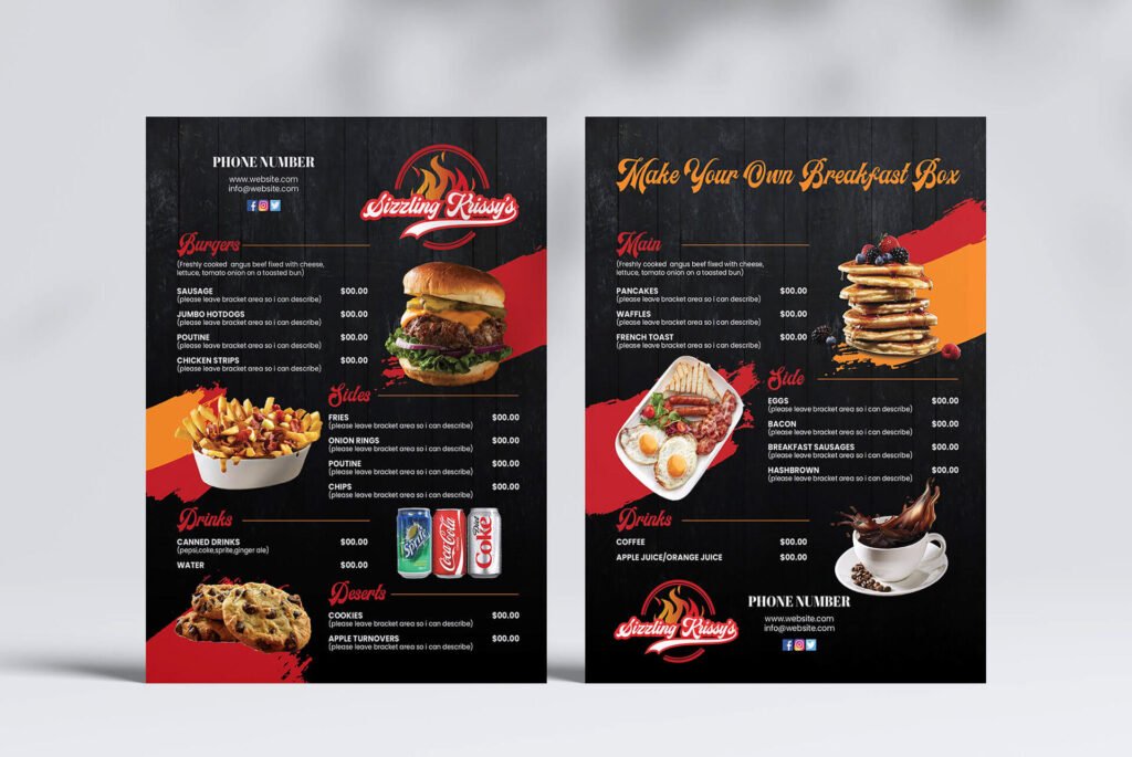 Best Restaurant Social Media Menu Prices design in kenya 2026