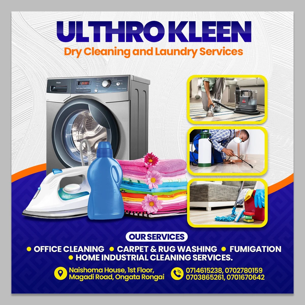 Cleaning service design poster in kenya | Your Trusted Graphic & Web ...