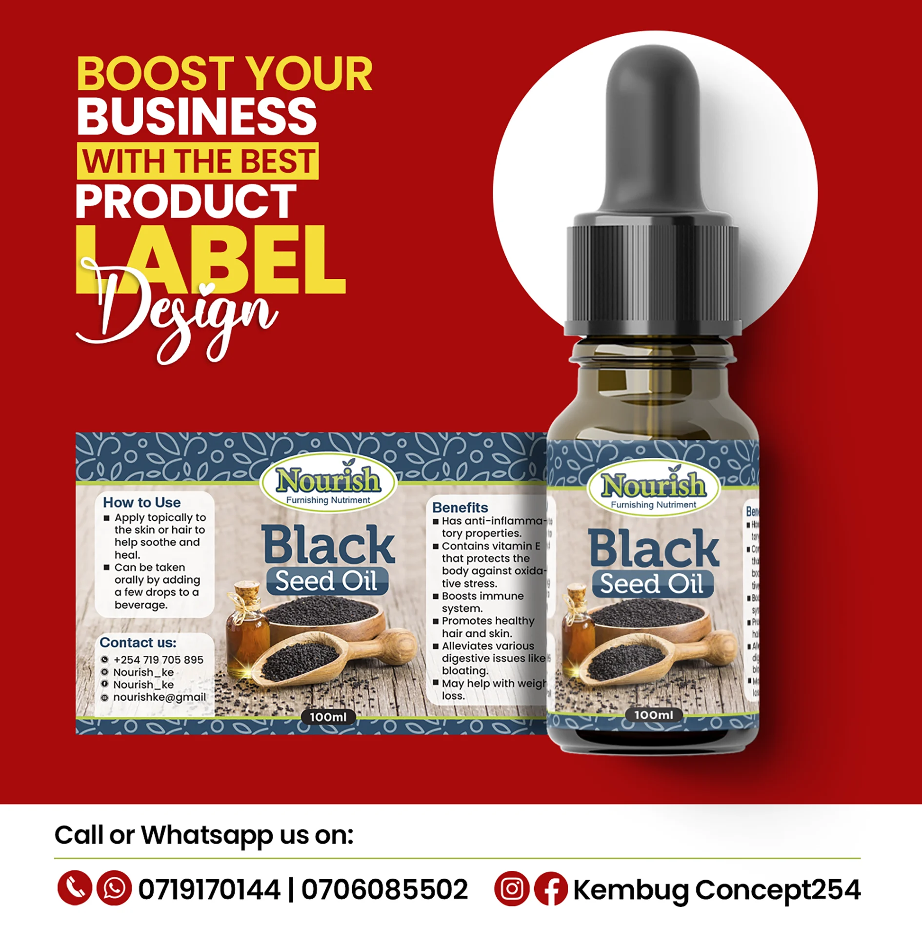 Best Label Design Services in Nairobi 2025